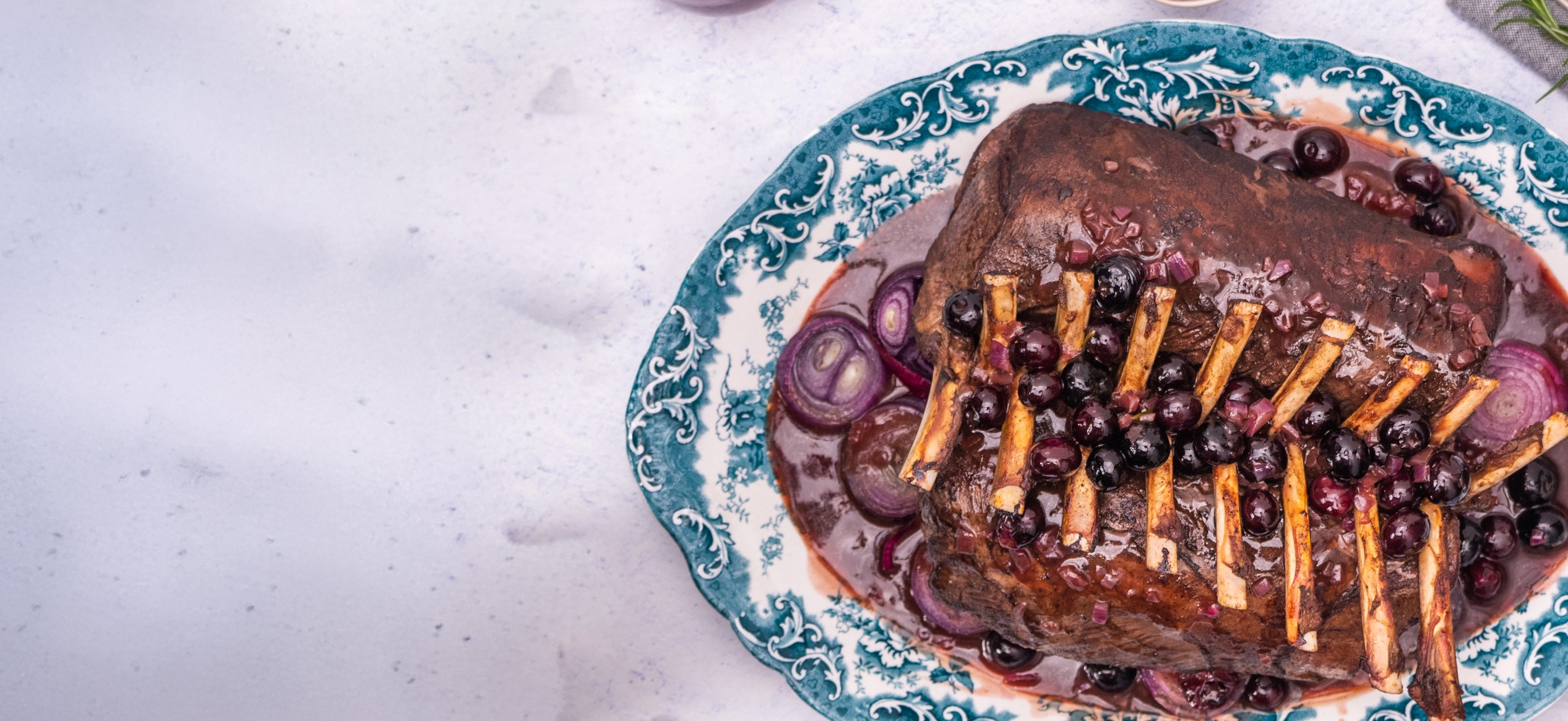 Rack of venison with blueberry balsamic sauce » New Zealand Venison